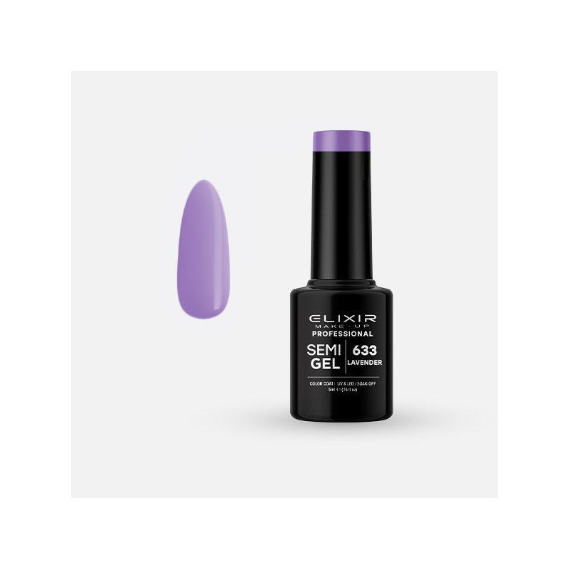 Elixir Semigel 5ML - 633 (Lavender), SEMIPERM TRIFASE 5ml, , , ELSG5+E542-633, ELIXIR MAKEUP ...