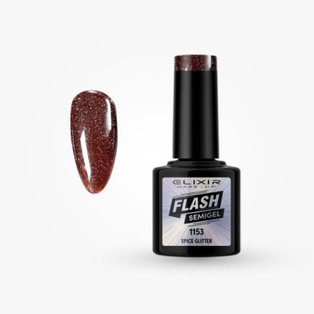 Elixir Semigel 8ML - 1153 ( Spice Glitter)