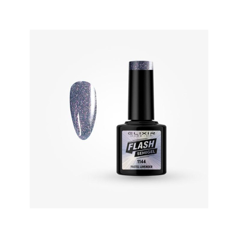 Elixir Semigel 8ML - 1144 ( Pastel Lavender), SEMIPERM TRIFASE 8ml, Elixir Make Up Semi Gel ...